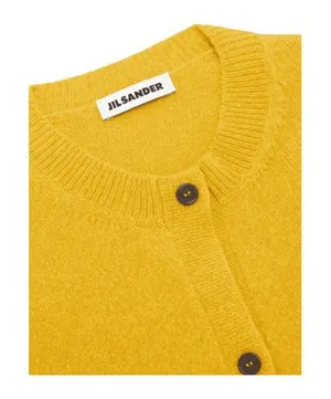 JIL SANDER Blend Crew-neck Cardigan