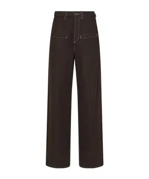 UMA WANG Casual Trousers With Belt Loops - Black