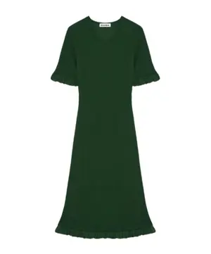 JIL SANDER Round Neck Dress