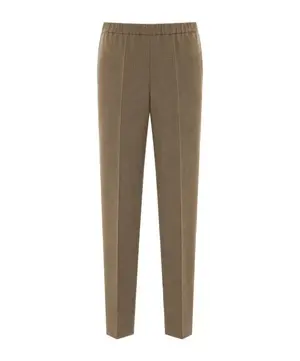 Fabiana Filippi Elasticated Waist Trousers - Brown