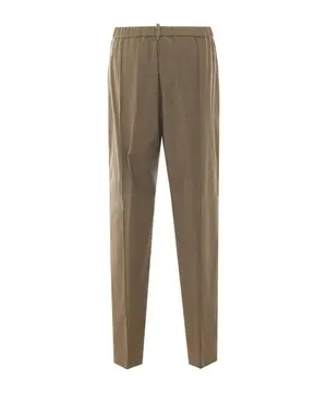 Fabiana Filippi Elasticated Waist Trousers - Brown