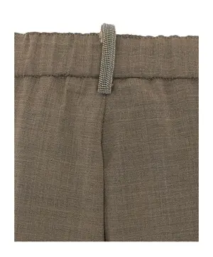 Fabiana Filippi Elasticated Waist Trousers - Brown