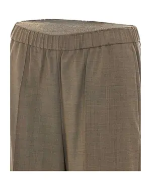 Fabiana Filippi Elasticated Waist Trousers - Brown