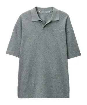 Alexander Wang Embellished Short-sleeved Polo Shirt