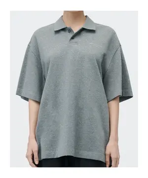 Alexander Wang Embellished Short-sleeved Polo Shirt