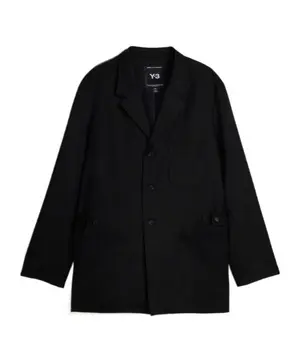 Y3 Straight Hem Coats For Men