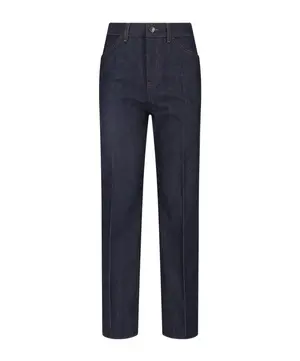 Loro Piana Straight-leg Jeans With Contrast Stitching