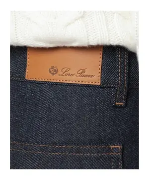 Loro Piana Straight-leg Jeans With Contrast Stitching