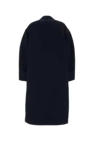 Balenciaga Double-breasted Coat With Anchor Button Detail