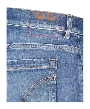 DONDUP George Slim-fit Jeans With Turn-up Trim - Blue
