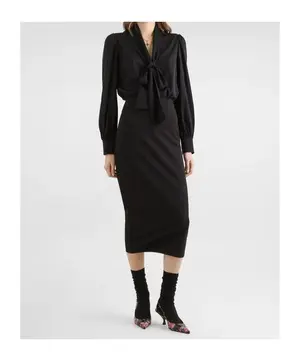 Dolce & Gabbana Stretch Charmeuse Blouse