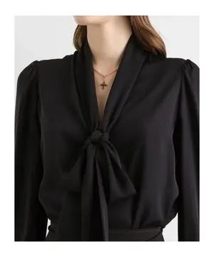 Dolce & Gabbana Stretch Charmeuse Blouse