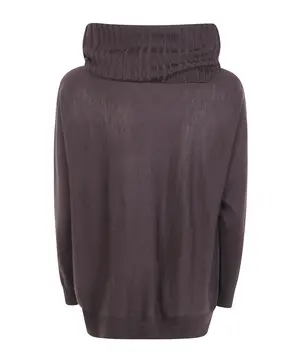 D.exterior High-neck Knit Sweater