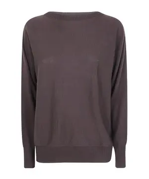 D.exterior Crew-neck Knit Sweater - Black