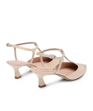 STUART WEITZMAN Vinnie T-strap Pump - Linen