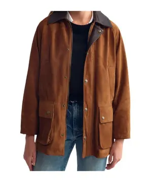 NILI LOTAN Snap-button Long-sleeve Coat
