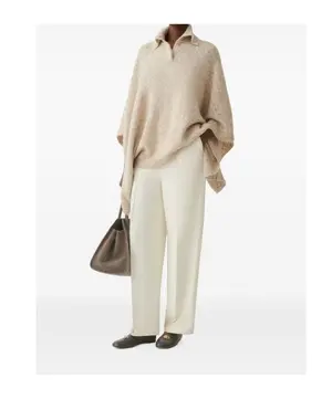Fabiana Filippi High Neck Cape - No