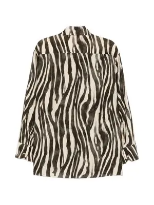 ALYSI Zebra-print Shirt
