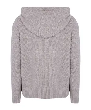Fabiana Filippi Hooded Zip-up Knit Top