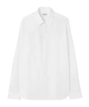 Burberry Slim Fit Cotton Shirt - White