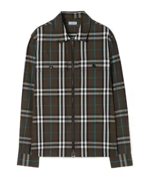 Burberry Check Cotton Overshirt