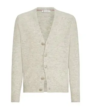 Brunello Cucinelli Alpaca, Cashmere And Wool Cardigan