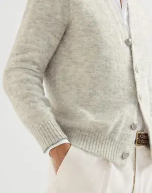 Brunello Cucinelli Alpaca, Cashmere And Wool Cardigan