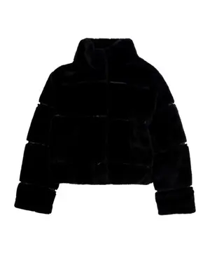 Monnalisa Faux Fur Zip-up Jacket