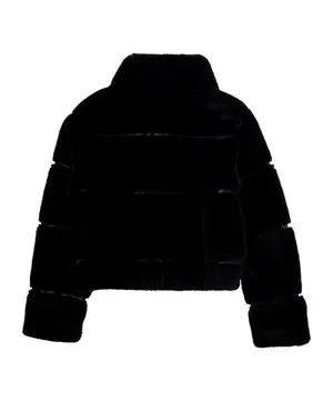 Monnalisa Faux Fur Zip-up Jacket