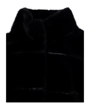 Monnalisa Faux Fur Zip-up Jacket