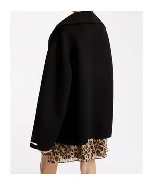 Marella Double-breasted Wool-blend Coat