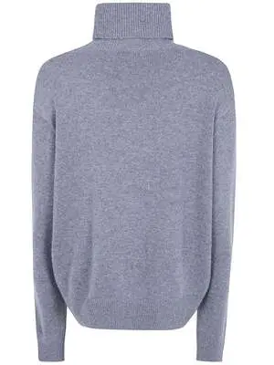 THE FRANKIE SHOP Gala' Padded Knit Turtleneck