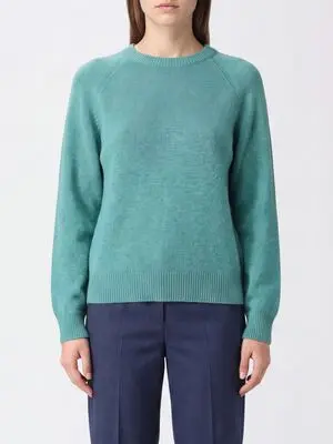 THE FRANKIE SHOP Lina Round Neck Jumper - Green