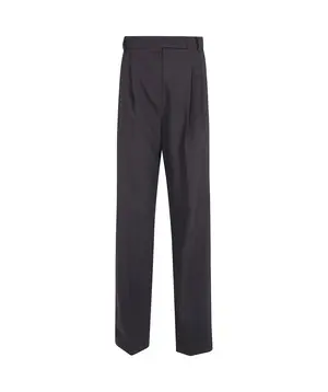 THE FRANKIE SHOP Bea High-waisted Tailored Trousers - Brown