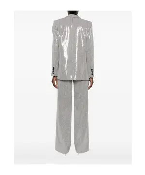 ERMANNO FIRENZE Sequin-embellished Double-breasted Blazer