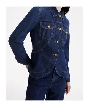 Marella Button-front Denim Jacket