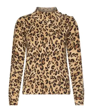 Marella Long-sleeved Turtleneck Knit Top