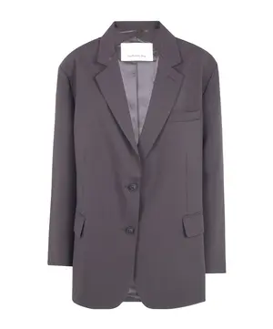 THE FRANKIE SHOP Bea Single-breasted Blazer - Grey