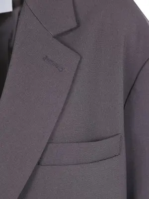 THE FRANKIE SHOP Bea Single-breasted Blazer - Grey