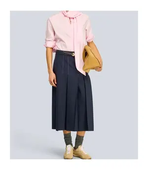 SEMICOUTURE Pleated Midi Skirt