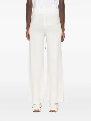 ERMANNO FIRENZE Drawstring-waist Fine-knit Trousers