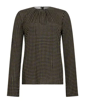 Philosophy Di Lorenzo Serafini Polka-dot Printed Crewneck Blouse
