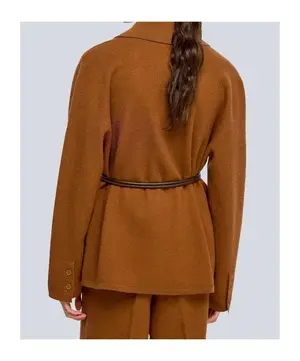 SEMICOUTURE Belted Long Sleeve Jacket