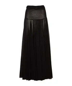 Philosophy Di Lorenzo Serafini Pleated Maxi Skirt - Black