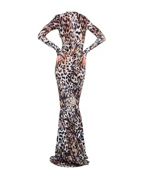 Norma Kamali Pleated-front Fishtail Gown