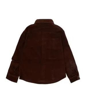 N.21 Corduroy Long Sleeve Shirt With Appliqués