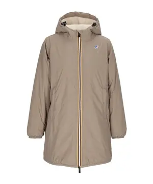K-WAY Jacinthe Orsetto 3/4 Length Hooded Coat