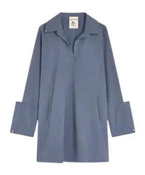 SEMICOUTURE V-neck Long Sleeve Mini Dress