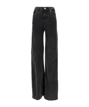 DONDUP Logo Patch Straight-leg Pants