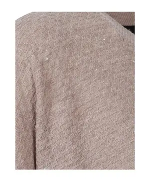 Fabiana Filippi Embroidered Cap-sleeve Knitted Top